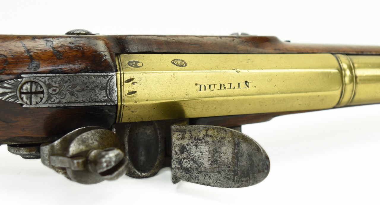 Irish Flintlock Pistol by Ransford, Dublin (AH4190) - Collectors Firearms