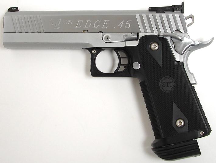 STI International Edge .45 ACP caliber pistol. Custom grade target ...