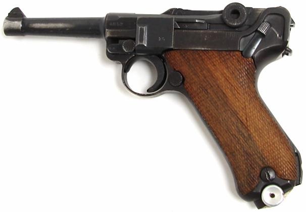 byf Code Mauser-Werke P-08 9mm caliber pistol manufactured in 1942. Has ...
