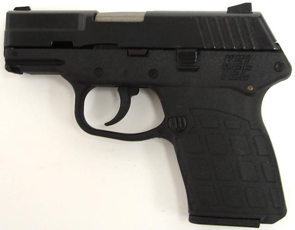 Kel-Tec PF-9 9mm Para caliber pistol. New single stack slim 9mm with ...