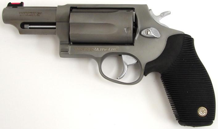 Taurus 410 .45 LC/410 gauge revolver. New Ultra-Lite model in stainless ...