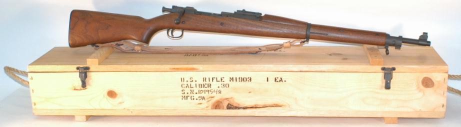 Springfield 1903 .30-06 caliber rifle. Miltech restoration with ...