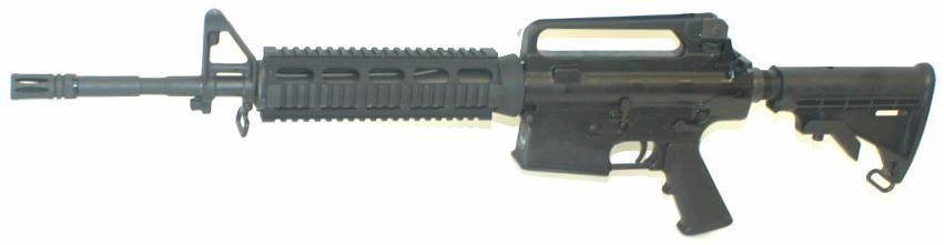 Armalite AR-10A2 Carbine .308 Win caliber rifle. M4 carbine with ...