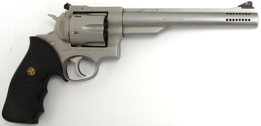 Ruger Redhawk .44 Magnum caliber revolver. 7 1/2 model with custom ...