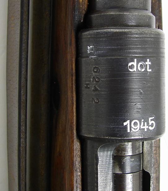 dot Code 98 8mm Mauser caliber rifle. Post WWII Czech production in ...