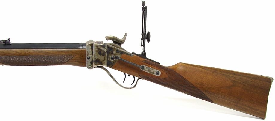 Pedersoli 1874 Sharps .45-120 caliber rifle. Quiqley model in excellent ...