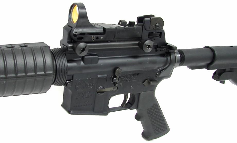 Colt Match Target M4 .223 Rem caliber M4 carbine with C-More red dot ...