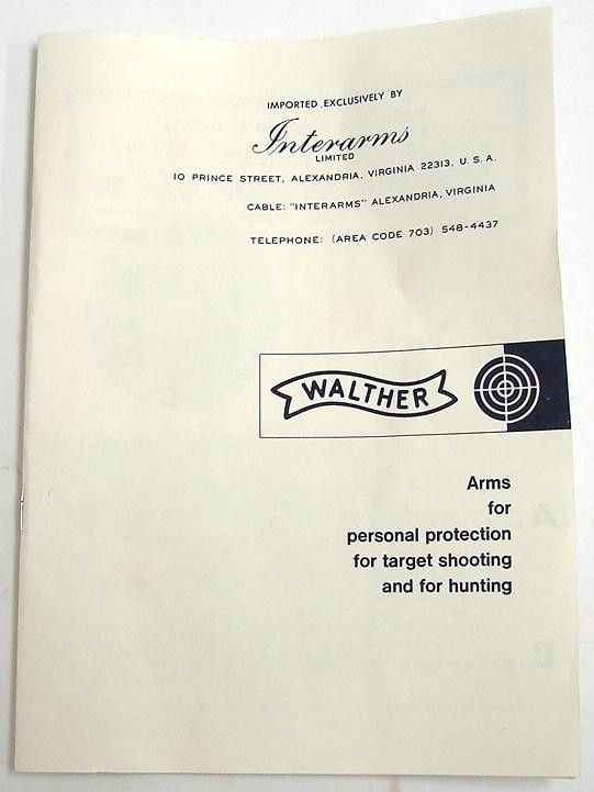 Walther KKM .22 LR caliber rifle. German made match rifle in excellent ...