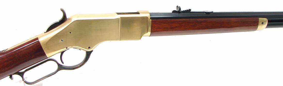 Uberti 1866 .22 LR caliber rifle. Brass frame with octagon barrel. New ...
