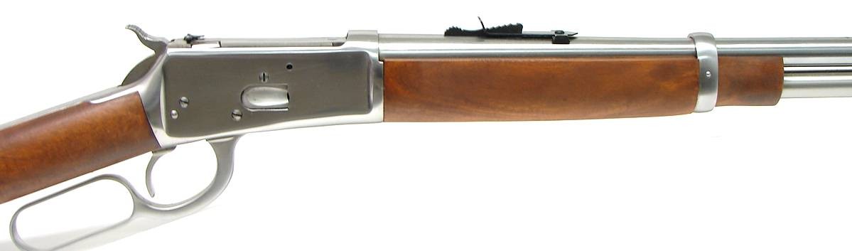 Rossi M92 .44 magnum caliber rifle. Stainless model with 20 round ...