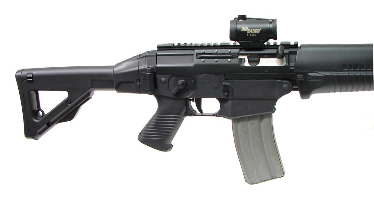 Sig Sauer 556 5.56 Nato caliber rifle. Like new classic model with Red ...