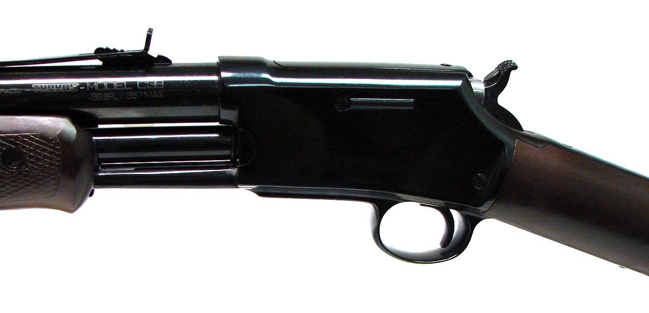 Taurus C38 .38 Special/357 Magnum caliber cowboy pump action rifle with ...