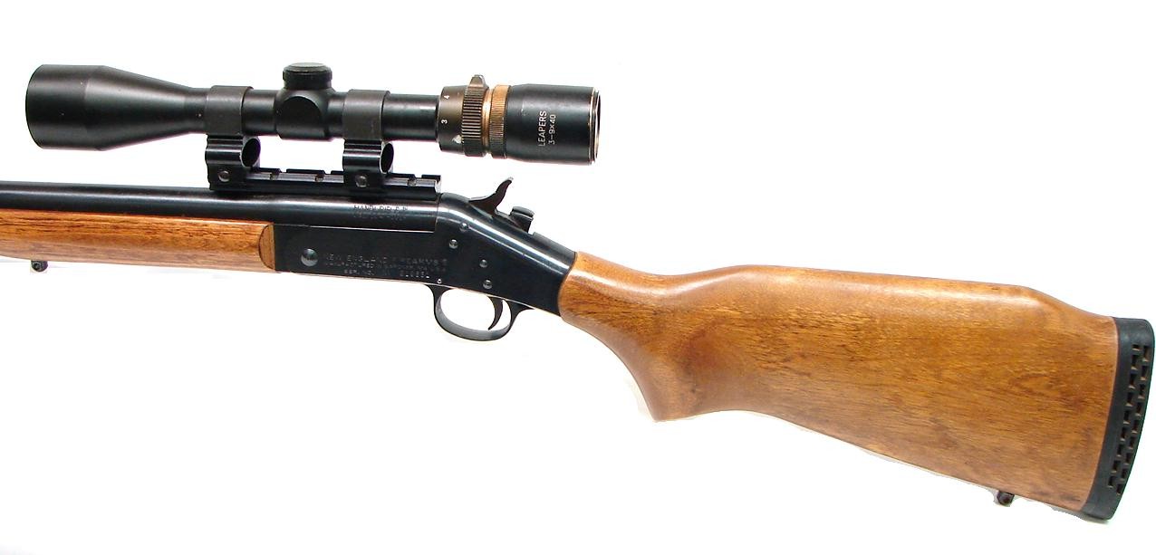 New England Firearms Handi Rifle .204 Ruger. Single shot rifle with 3x9 ...
