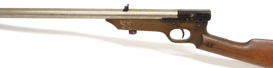 H.M. Quackenbush Safety Rifle .22 LR caliber rifle with 22 nickled ...