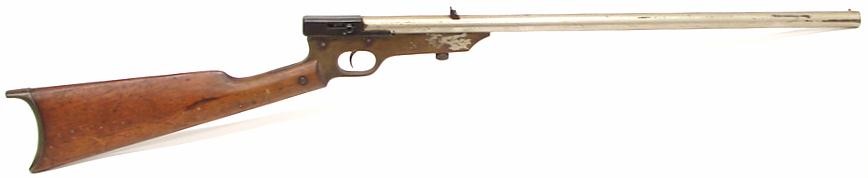 H.M. Quackenbush Safety Rifle .22 LR caliber rifle with 22 nickled ...