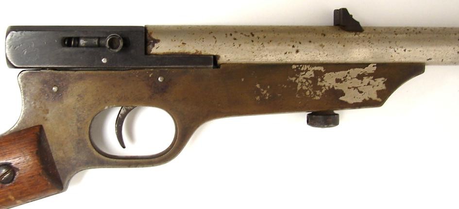 H.M. Quackenbush Safety Rifle .22 LR caliber rifle with 22 nickled ...