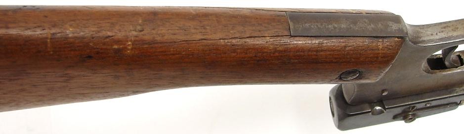 H.M. Quackenbush Safety Rifle .22 LR caliber rifle with 22 nickled ...