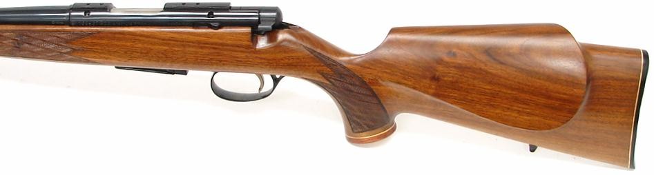 Anschutz 1430-1434 .22 Hornet caliber rifle. Standard grade sporter ...