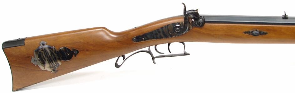 Pedersoli Tryon .50 caliber rifle with maple stock and case colored ...
