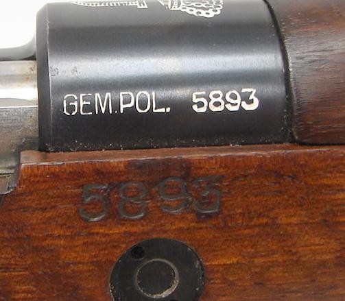FN 98 8mm Mauser caliber post WWII carbine made for the Dutch police ...