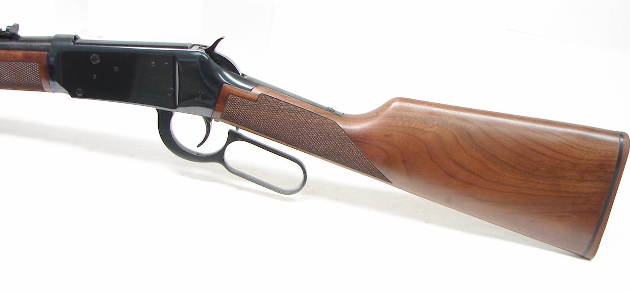 Winchester 94 XTR .375 Win caliber rifle. Big bore model with checkered ...