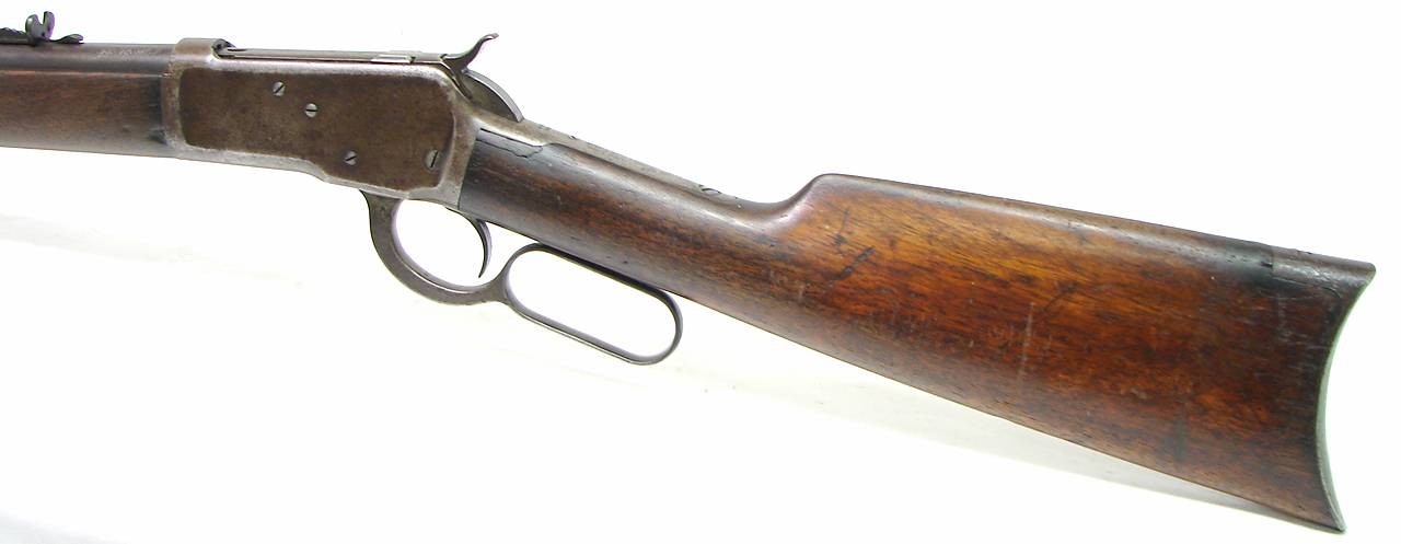 Winchester 1892 .25-20 caliber rifle. Manufactured 1909. Bore has good ...