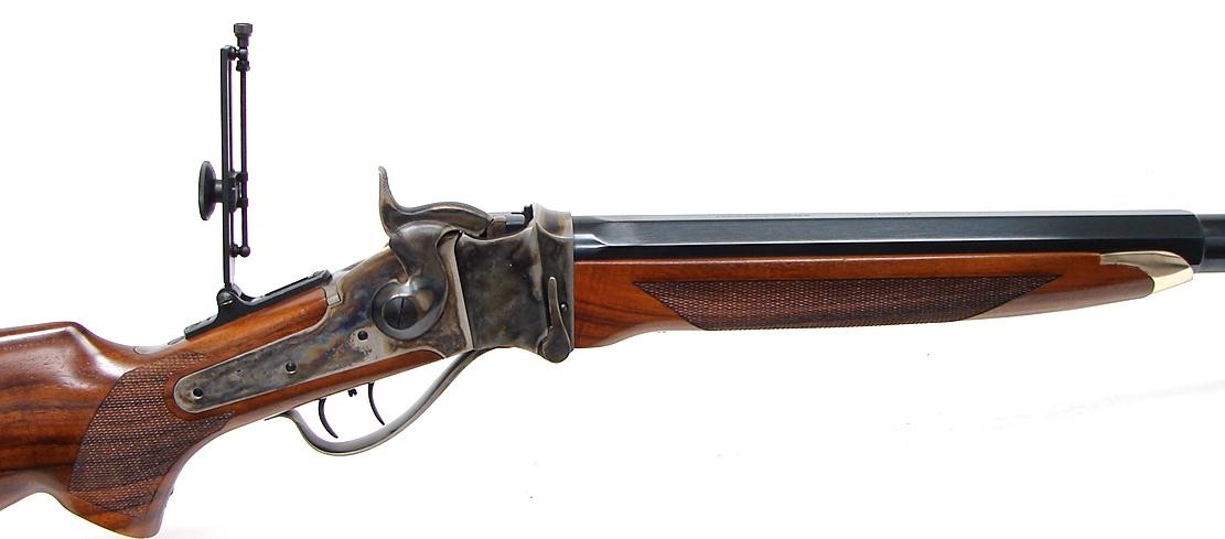 Uberti 1874 45-70 caliber rifle. Deluxe Sharps sporting rifle with 34 ...