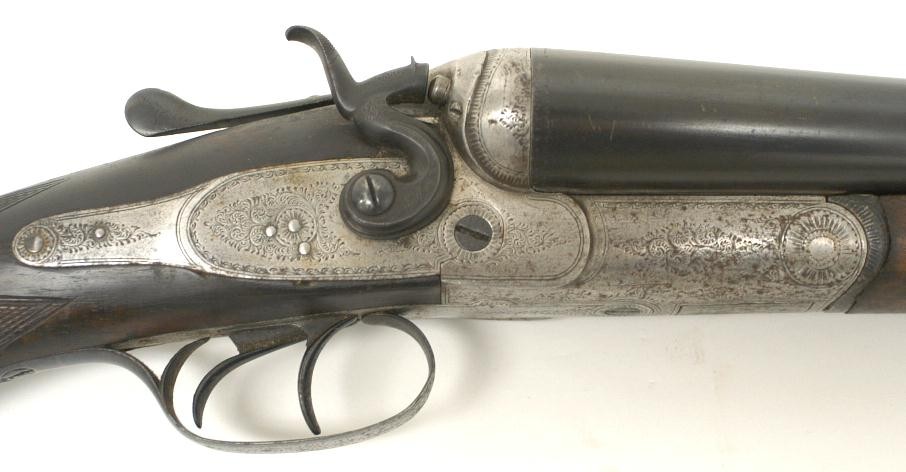 Lincoln Jeffries Pigeon Gun 12 gauge shotgun with black powder proofs ...
