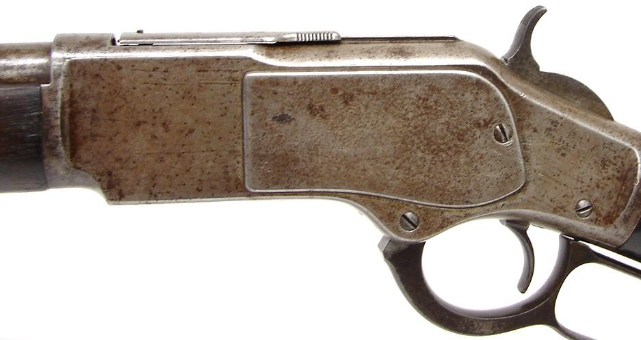 Winchester 1873 1st contract musket. Very good gun. Metal has a smooth ...