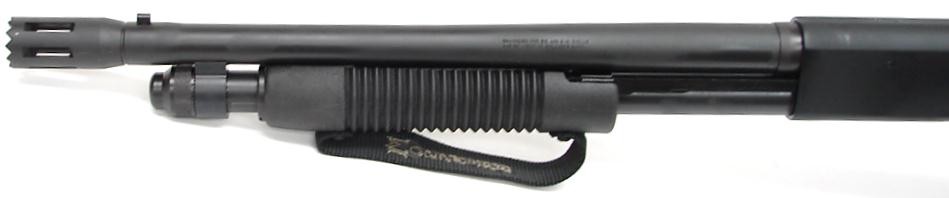 Mossberg 500A 12 gauge shotgun. Special breacher model with spiked ...