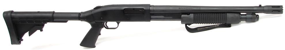 Mossberg 500A 12 gauge shotgun. Special breacher model with spiked ...