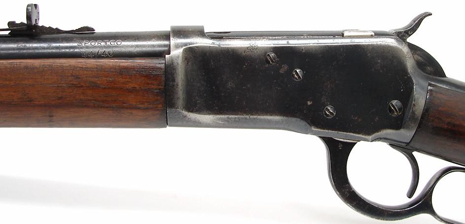 Winchester 92 .44-40 caliber rifle with excellent bore. Good shooter ...