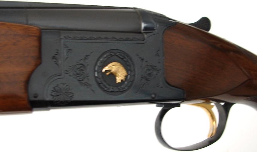 Nikko 5000I Golden Eagle 12 gauge shotgun. Wide rib trap model. Full ...