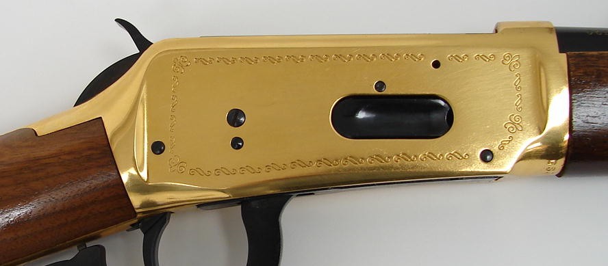 Winchester 94 .30-30 caliber rifle. Golden Spike commemorative in ...