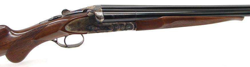 Huglu Ringneck 20 gauge shotgun. SxS field gun with lightly engraved ...