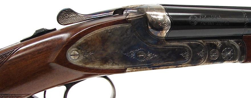Huglu Ringneck 20 gauge shotgun. SxS field gun with lightly engraved ...