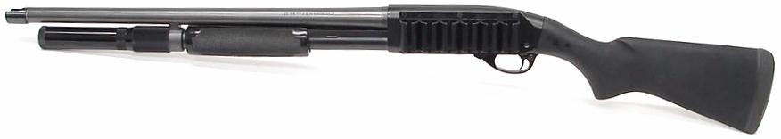 Remington 870 Wingmaster 12 gauge shotgun. Customized pump action riot ...
