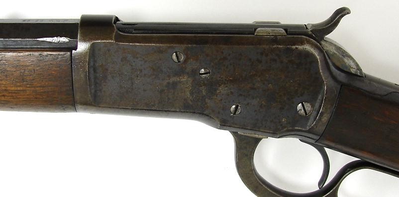 Winchester 1892 .25-20 caliber rifle manufactured in 1904 with half ...