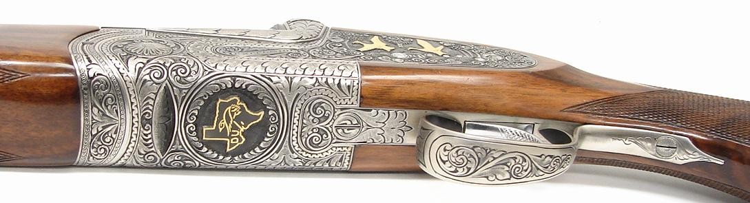 Sarriugarte Excelsior 12 gauge shotgun. Texas Ducks Unlimited special ...