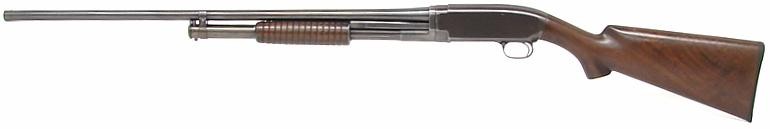 Winchester Model 12 - 28 gauge shotgun. Tang is marked 20, so gun is ...