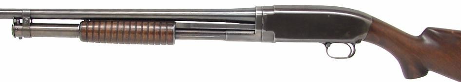 Winchester Model 12 - 28 gauge shotgun. Tang is marked 20, so gun is ...
