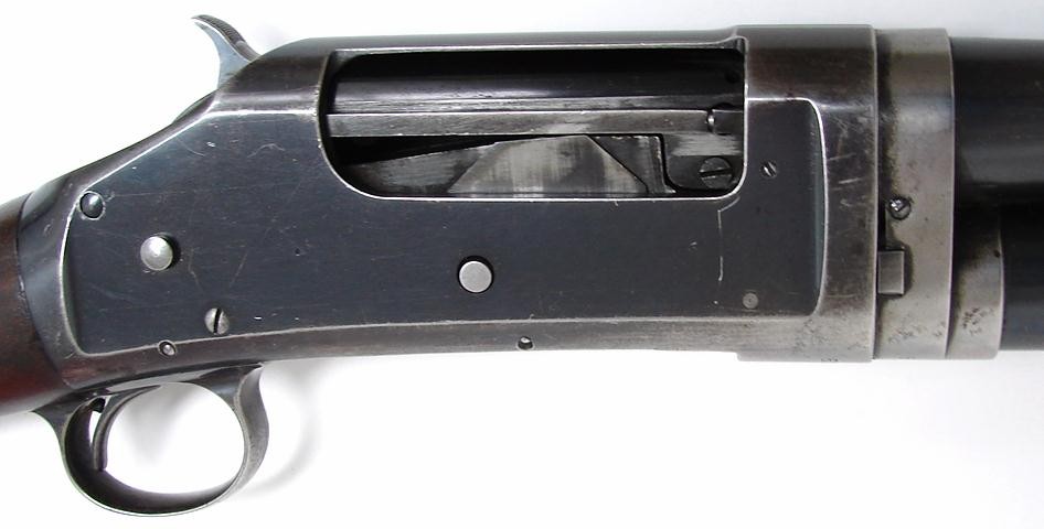 Winchester 1897 12 gauge shotgun with 60% blue. Very good condition ...