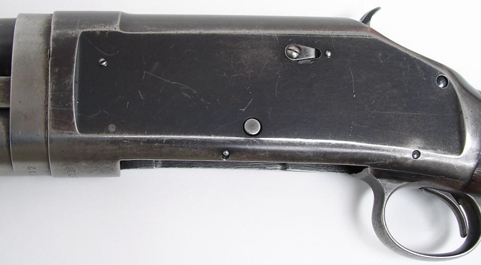 Winchester 1897 12 gauge shotgun with 60% blue. Very good condition ...