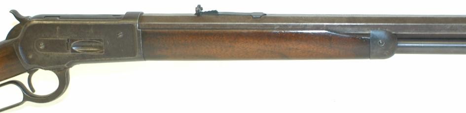 Winchester Model 1886 .38-56 caliber rifle (stock shortened). (w1712 ...