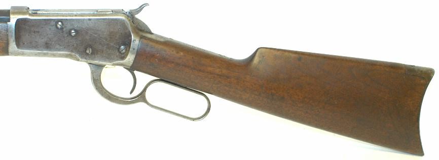 Winchester Model 1892 .25-20 caliber rifle with 75% blue on barrel and ...
