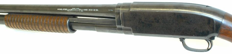 Winchester Model 12 12 gauge shotgun. Factory Riot gun with cyl. bore ...