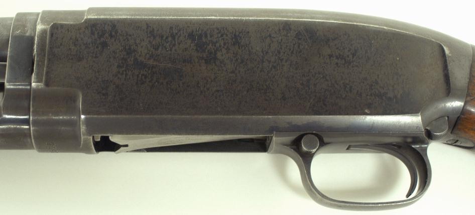 Winchester Model 12 12 gauge shotgun. Factory Riot gun with cyl. bore ...