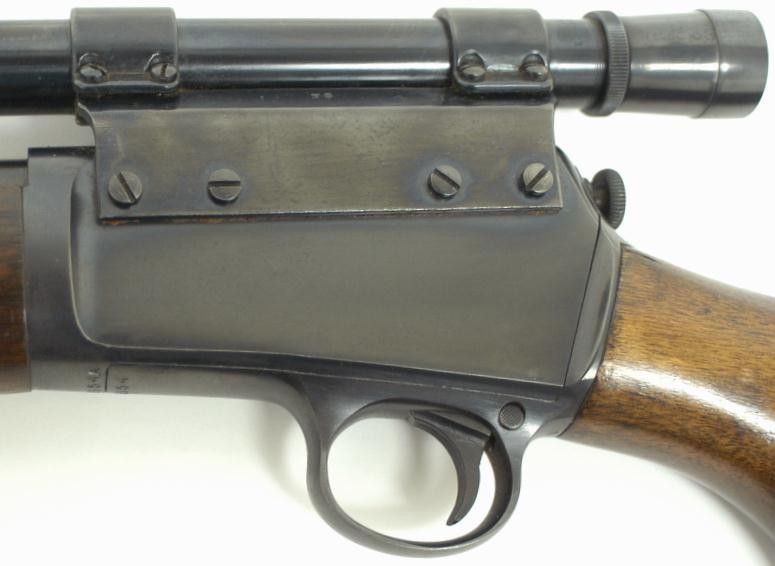 Winchester Model 63 .22 LR caliber rifle. Classic semi-auto with period ...