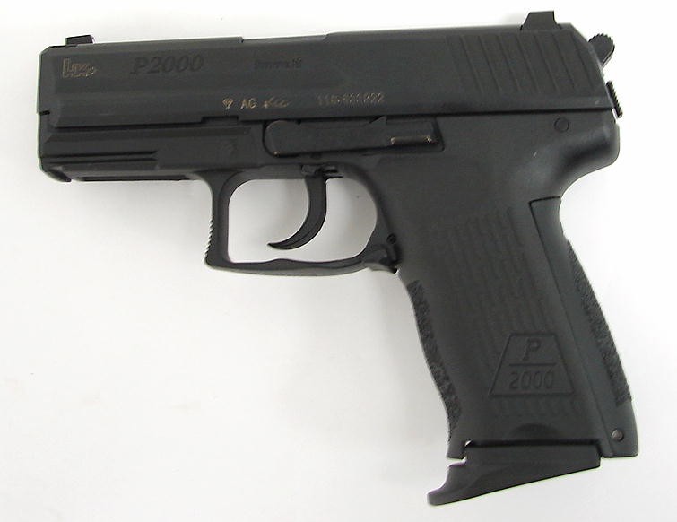 Heckler & Koch P2000 9mm caliber pistol. De-cocker model in excellent ...