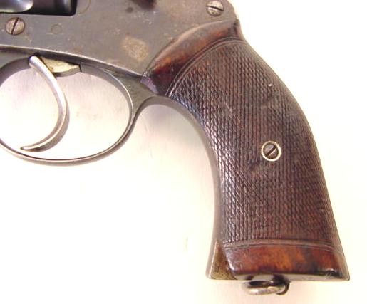 Webley WG Army model 1896 revolver with square butt (unusual). Cylinder ...